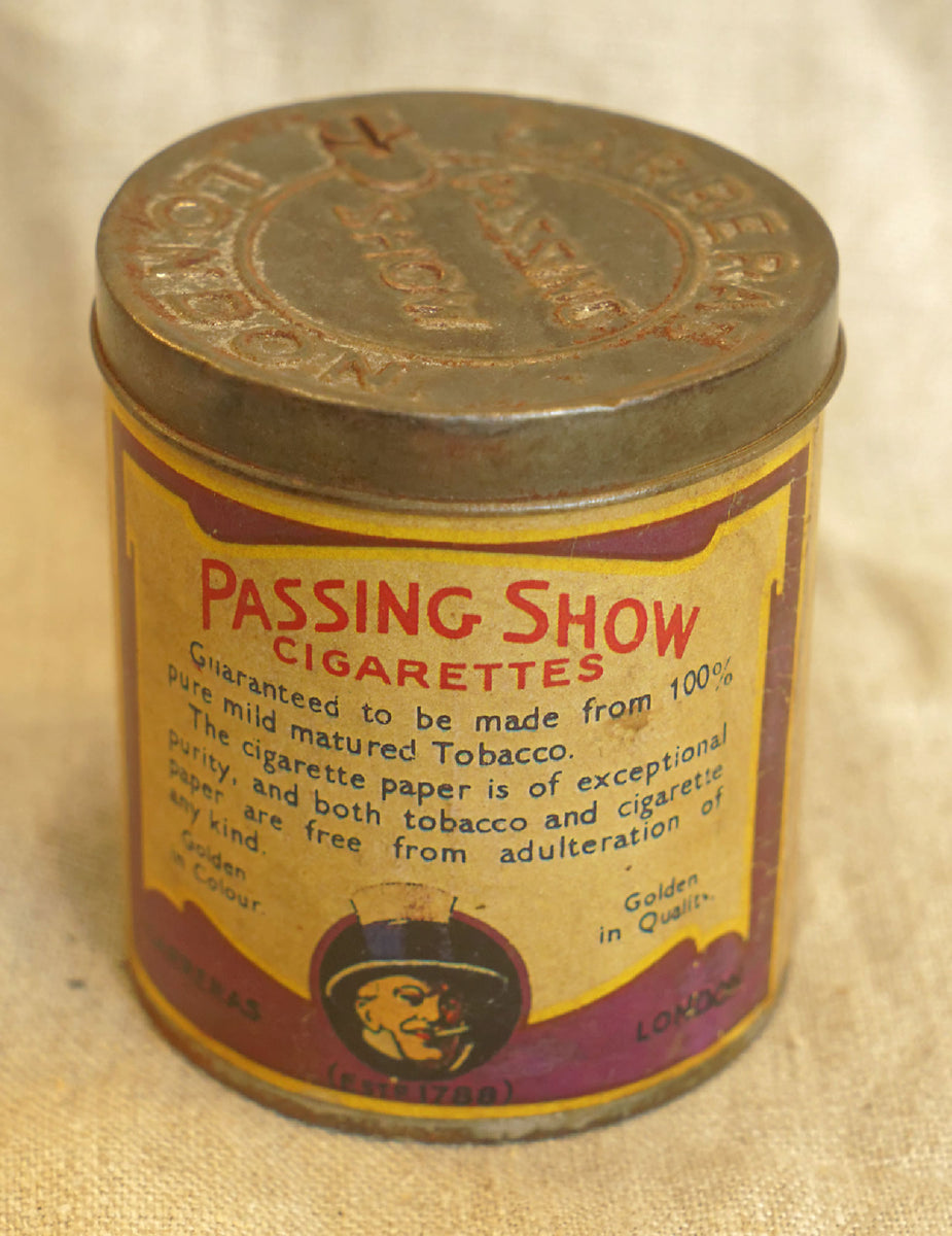 Passing Show Cigarettes Tin, circa 1920s – Chloe Alberry Ltd.