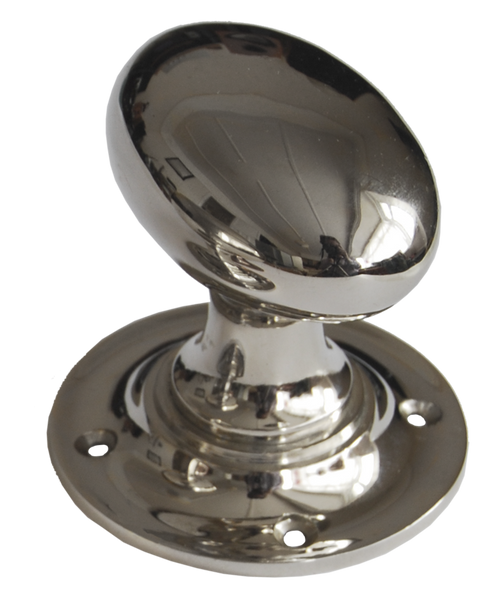Nickel Oval Turning Door Handle – Chloe Alberry Ltd.
