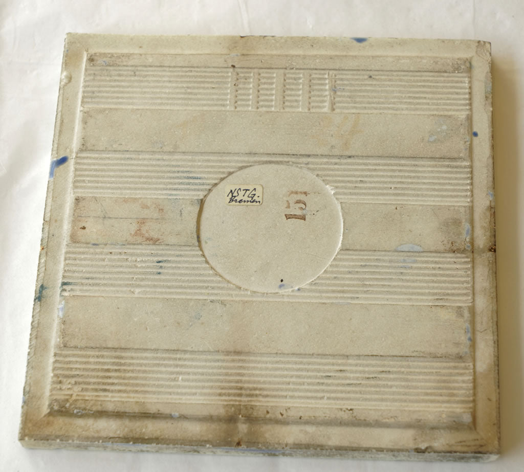 1920's Blue Belgian Art Nouveau Tile by Helman / NSTG – Chloe Alberry Ltd.